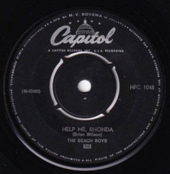 The Beach Boys – Help Me Rhonda (7″) – Surfin's Back Again